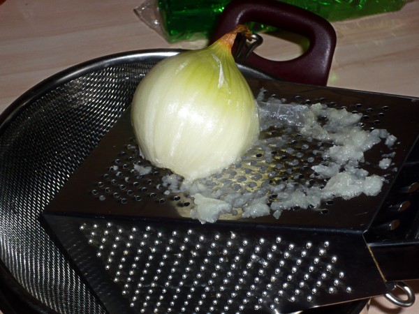 Grating onions | Recipes From My Tiny Kitchen
